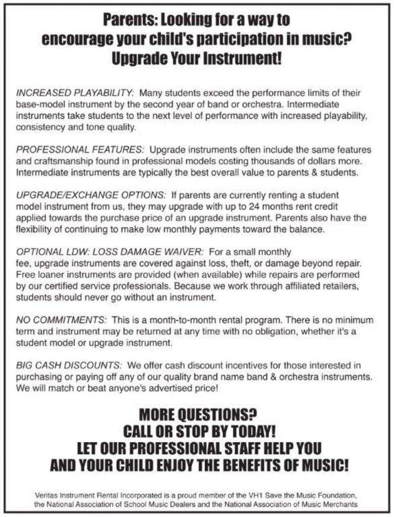 Instrument Rental - NW Music