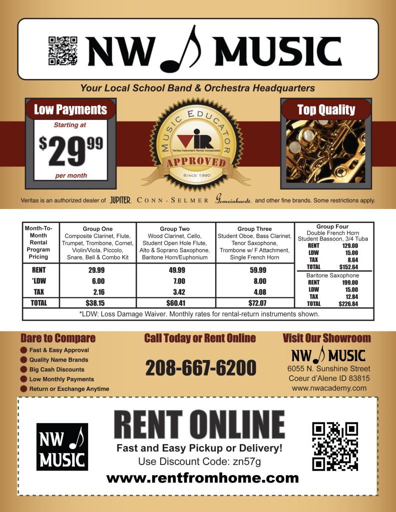 Instrument Rental - Northwest Music Center